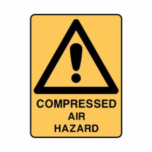 Jabac | Warning Sign - Compressed Air Hazard